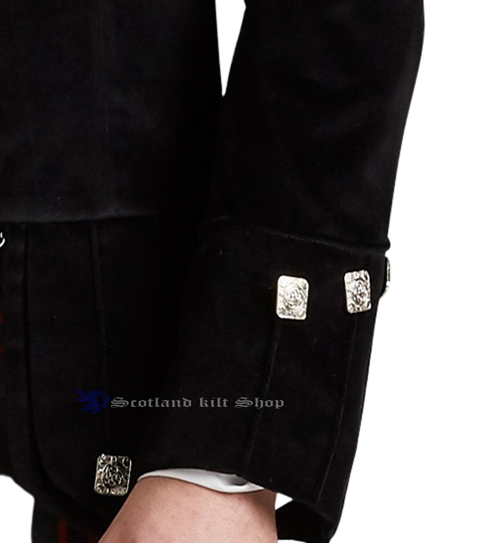 Scottish Sheriffmuir Velvet Doublet Kilt Jacket With 5 Buttons ...