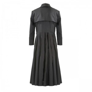Custom Made Matrix Black Keanu Reeves Gothic Cosplay Trench Coat ...