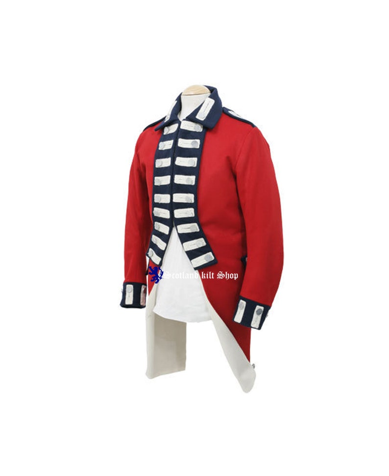 1789 Royal British Army Tailcoat Men's Red Patriot - Etsy