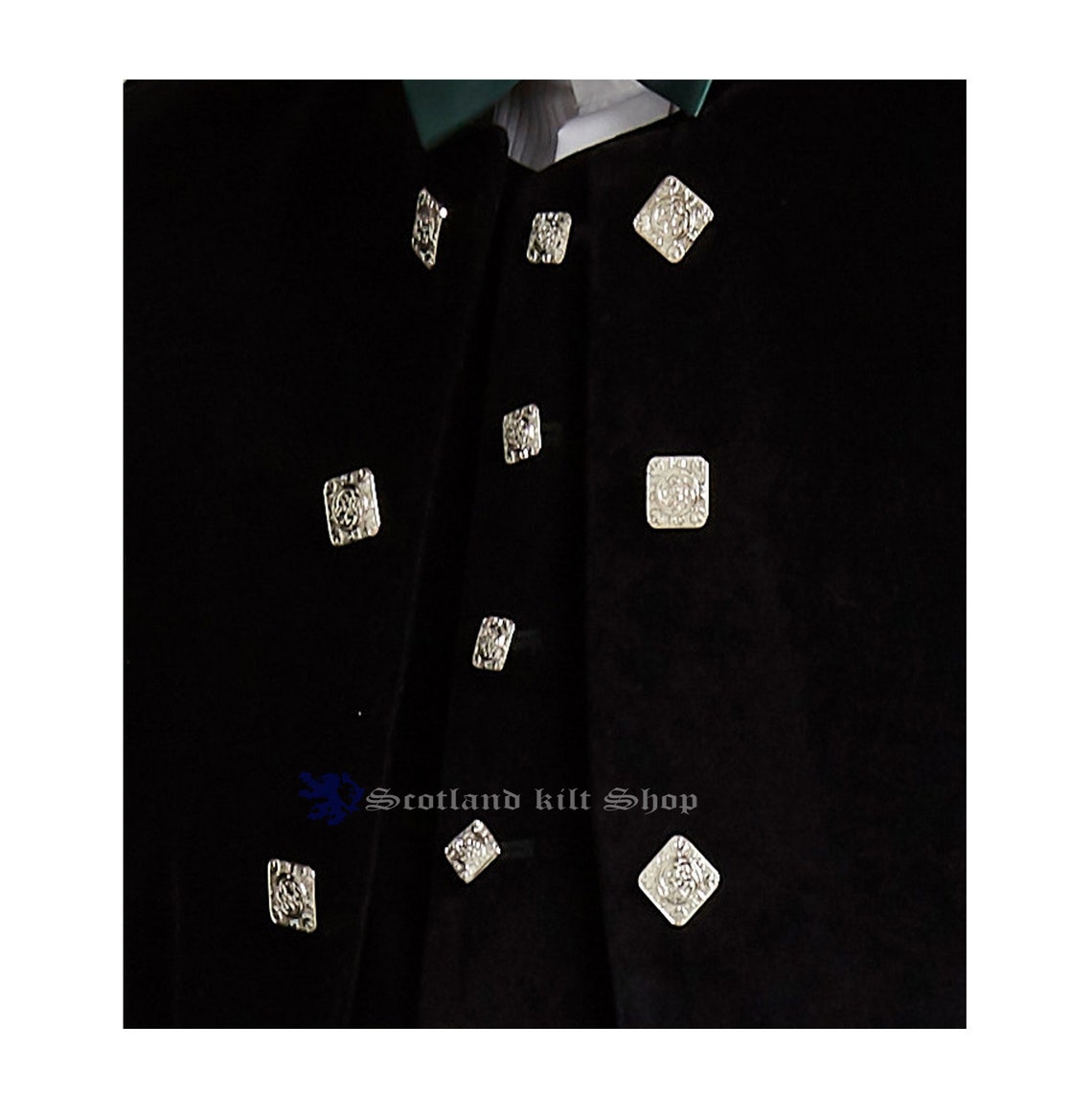 Scottish Sheriffmuir Velvet Doublet Kilt Jacket With 5 Buttons ...