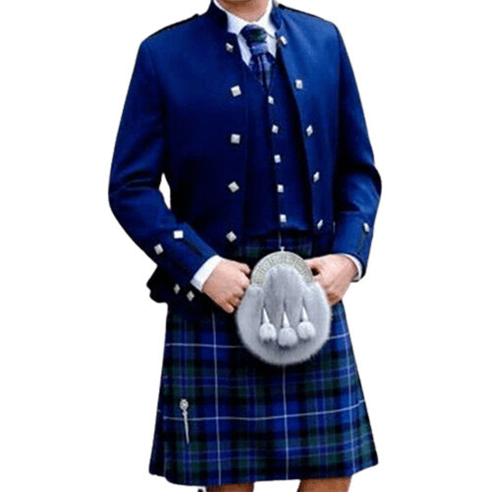 Custom Made Sheriffmuir Doublet Kilt Jacket Wit Vest | Military Piper ...