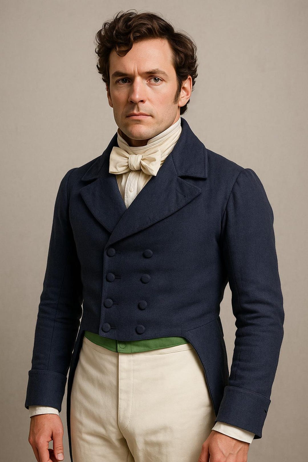 1830s Tailcoat for Men – Historical Dress Coat From Regency & Victorian ...