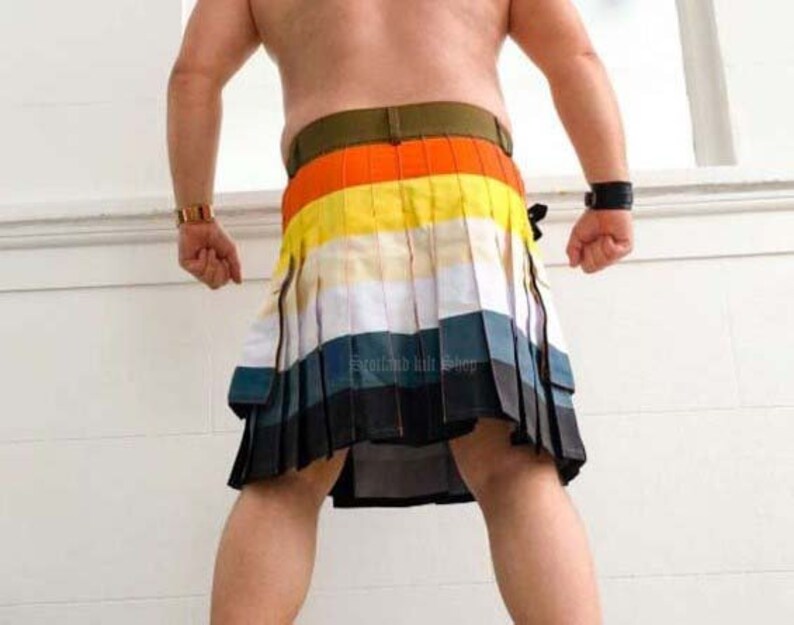 Handmade Modern Bear Men Kilt Scottish Kilts for Men Hybrid - Etsy