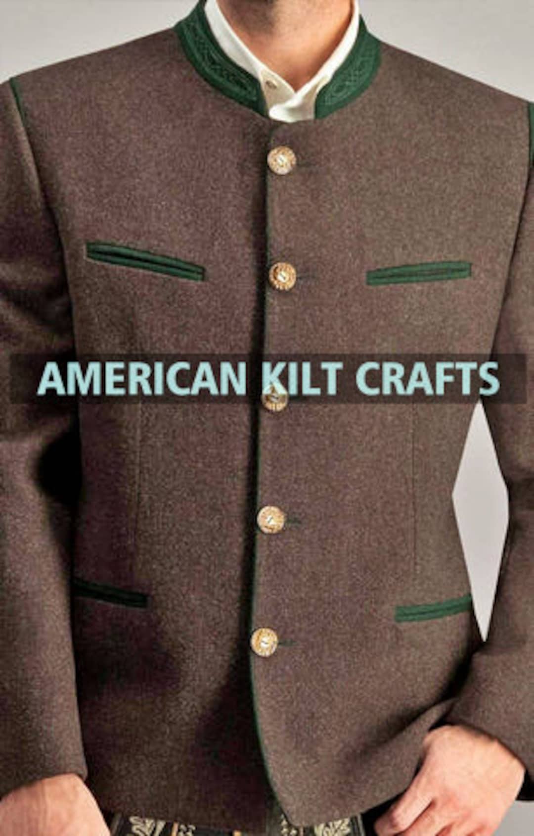 Vintage Trachten Jacket | Austrian Wool Mens Jacket | Traditional Tyrol ...