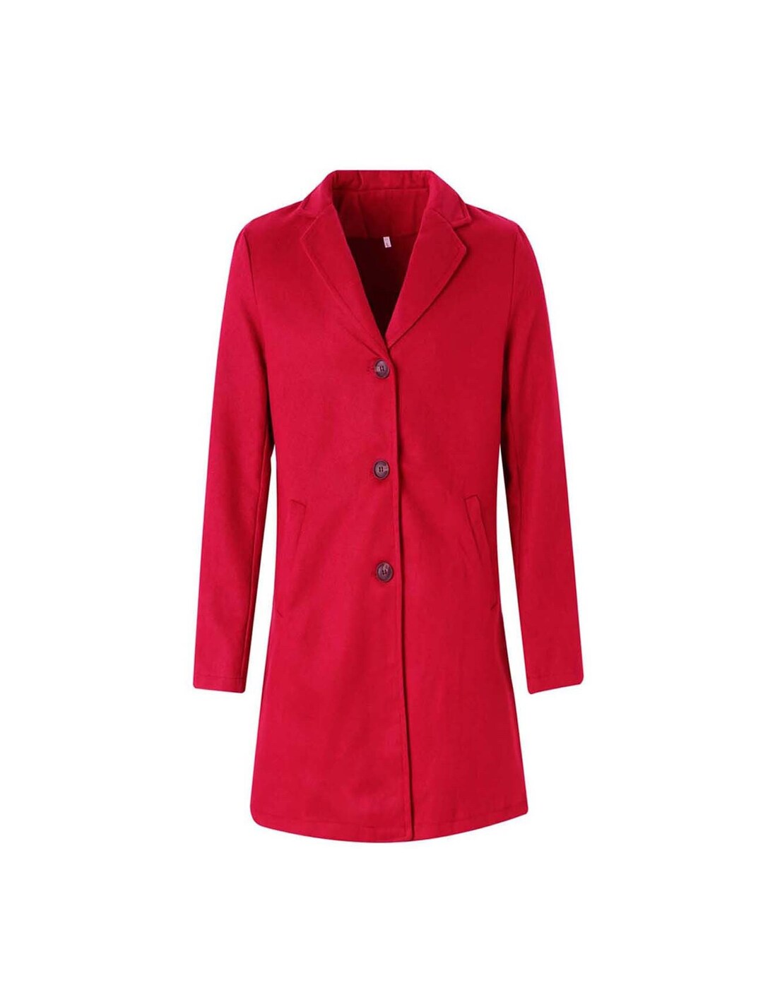 Mens Red Long Overcoat - Vintage Long Trench Coat for Men - Mens ...