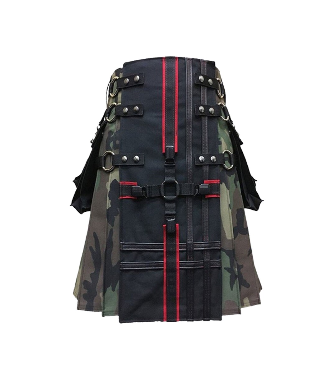 Scottish Men's Military Gothic Camouflage Tactical Hybrid Utility Kilt ...
