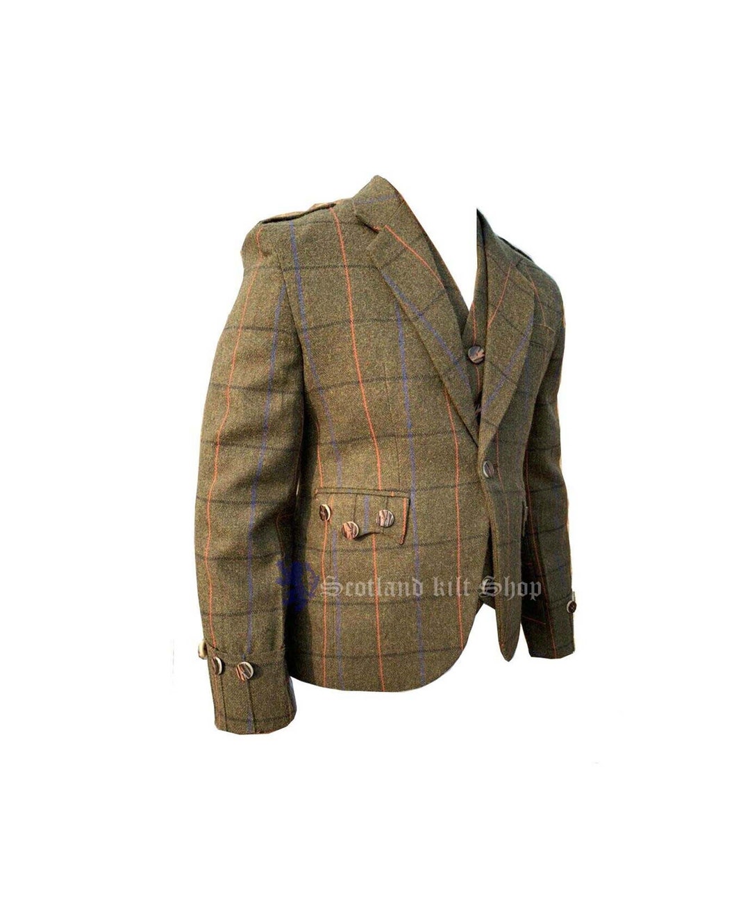 Custom Made Mens Tartan Argyle Jacket - Highland Argyll Wedding Kilt ...