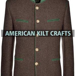 Vintage Trachten Jacket | Austrian Wool Mens Jacket | Traditional Tyrol ...