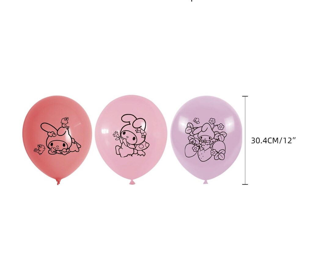 Melody Balloons 12 Ps 12 Birthday Balloon Party Fun DECOR AU STOCK Kids ...