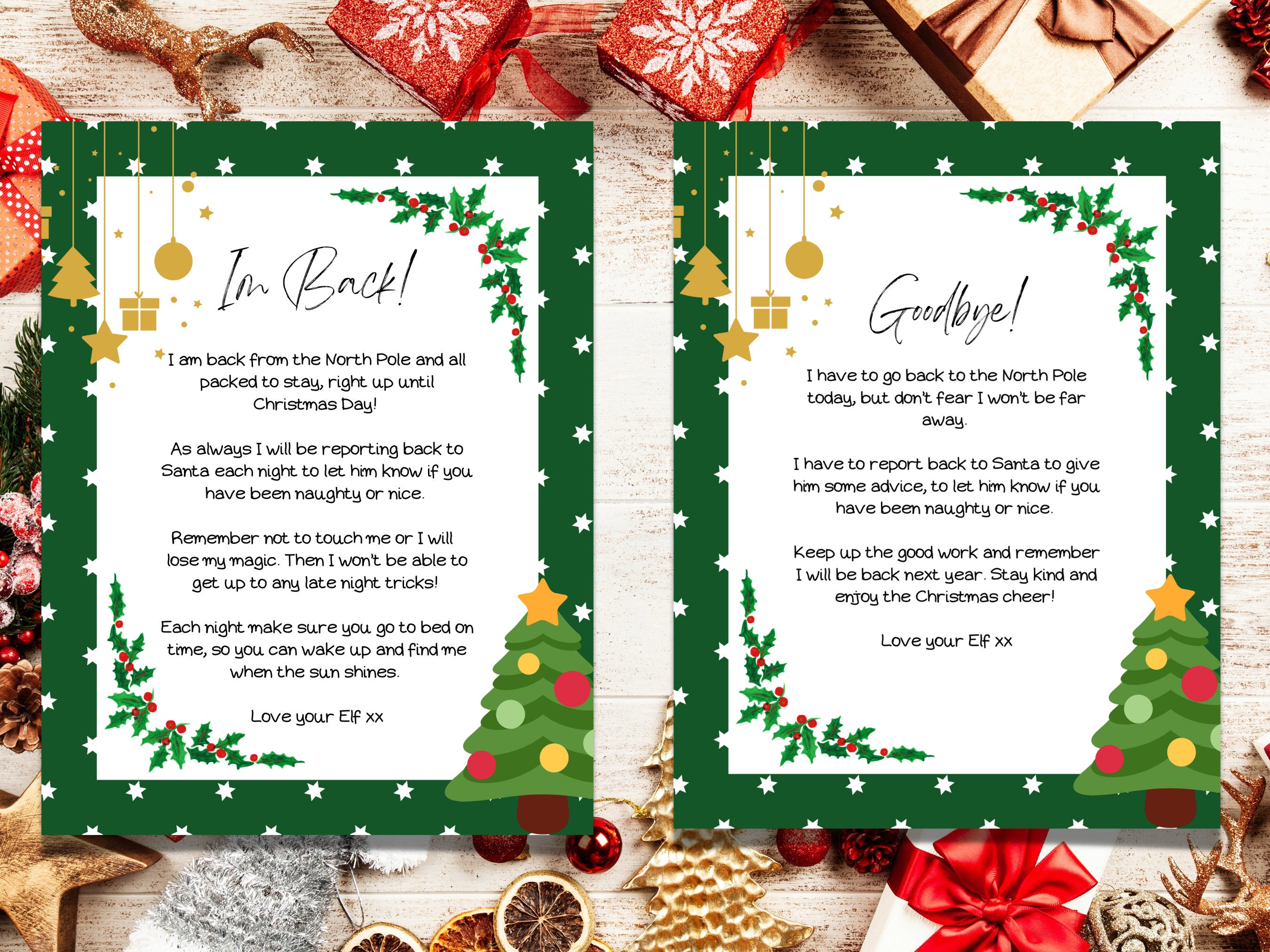 Elf Arrival Letter, Elf Letter, Letter From Elf, Elf Welcome Letter ...