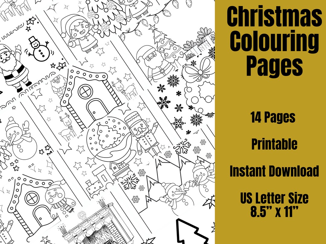 Printable Christmas Coloring Pages Christmas Coloring Christmas Eve