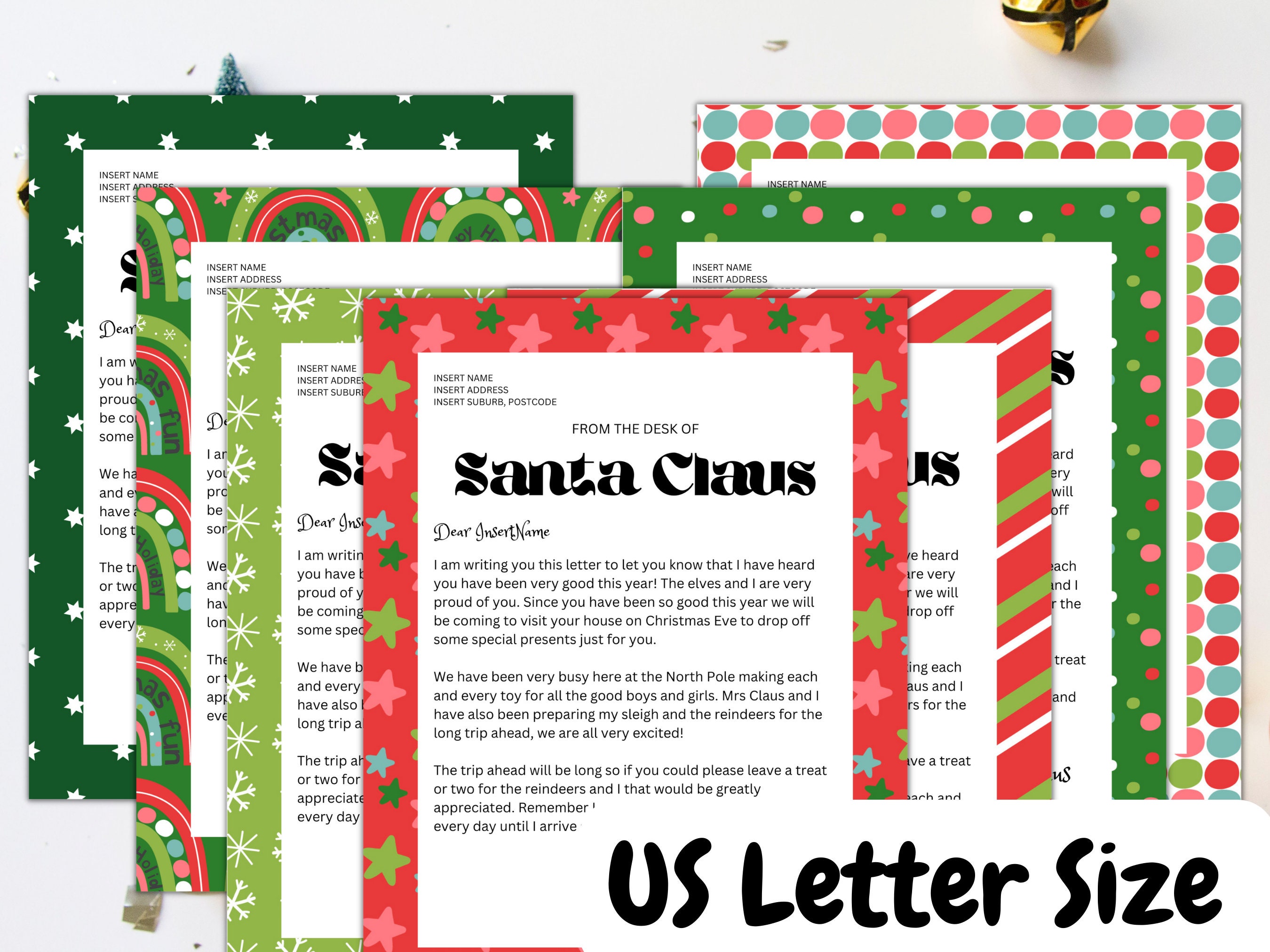 Editable Letter From Santa Santa Letter Santa Claus Letter - Etsy