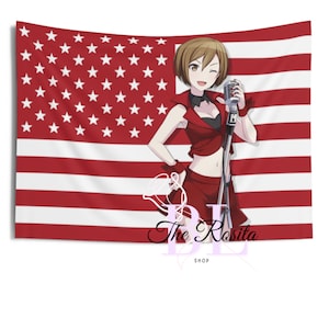 Hatsune Miku American Flag - Etsy