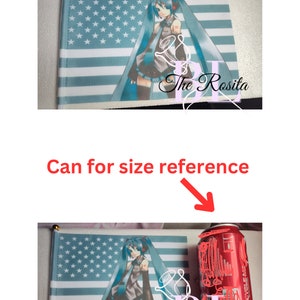 Custom Flags, Vocaloids, Miku, V Flower, Rin, Kaito, Small, Hand Size ...
