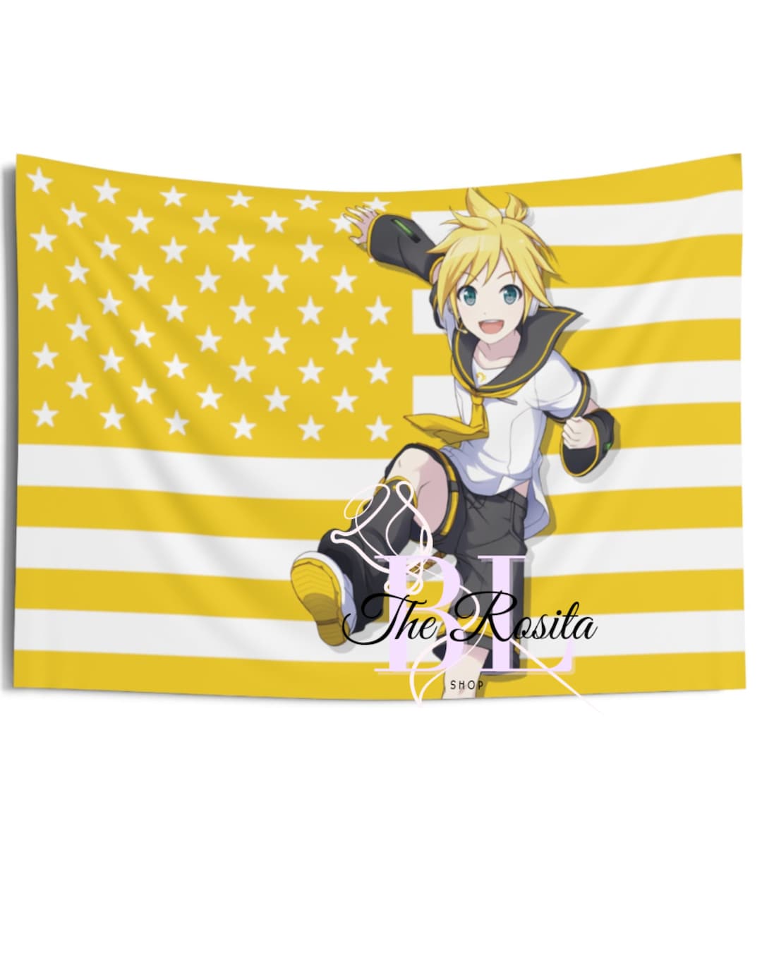 Kagamine Len, American Flag, Vocaloid, - Etsy