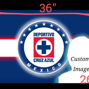Cruz Azul Custom Flag, 36x26, Futbol, Mexico, Soccer Team, Viva Mexico ...