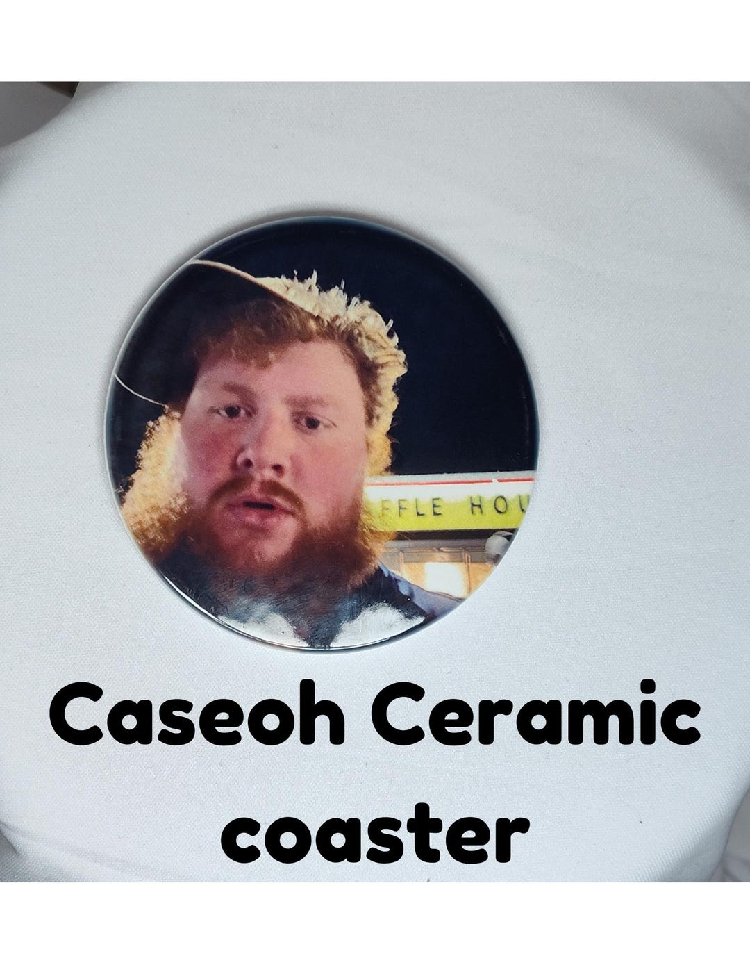 Caseoh Ceramic Coaster, Streamer, Ginger, Pookie, Funny - Etsy