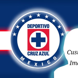 Cruz Azul Custom Flag, 36x26, Futbol, Mexico, Soccer Team, Viva Mexico ...