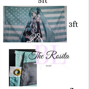 Hatsune Miku, American Flag, Vocaliod, - Etsy Canada