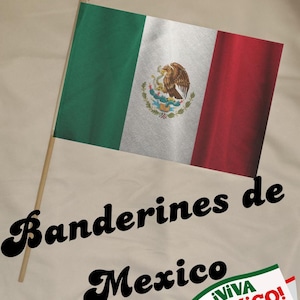 Banderines De Mexico, Con Foto, Custom, Sept 15, Viva México Libre ...
