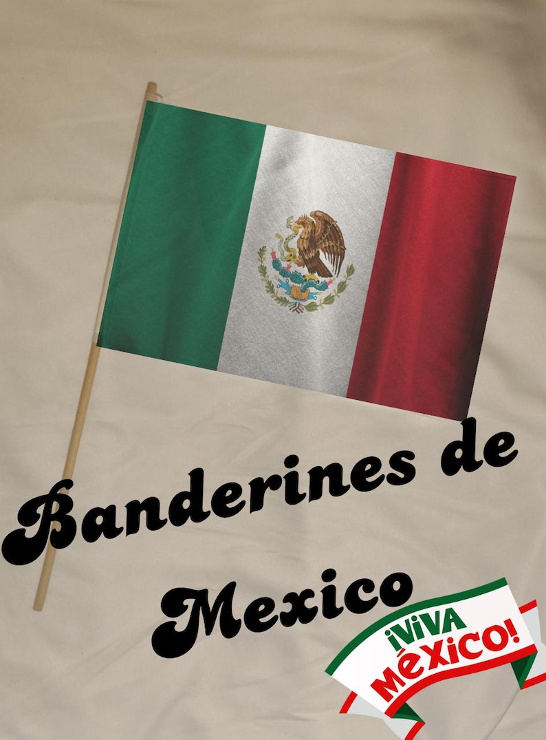 Banderines De Mexico, Con Foto, Custom, Sept 15, Viva México Libre ...