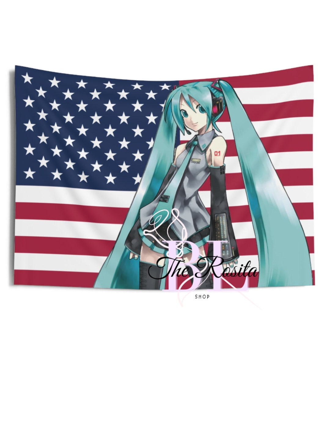 Hatsune Miku, American Flag, Vocaliod, British Troops - Etsy