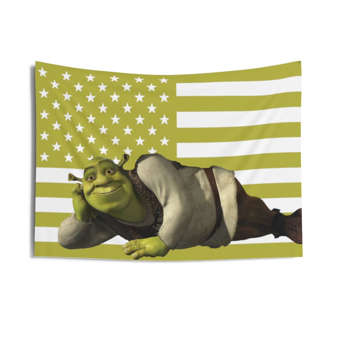 Ogre American Flag, USA, Rahhhh, 4th of July, Green, 36in X 26in - Etsy UK