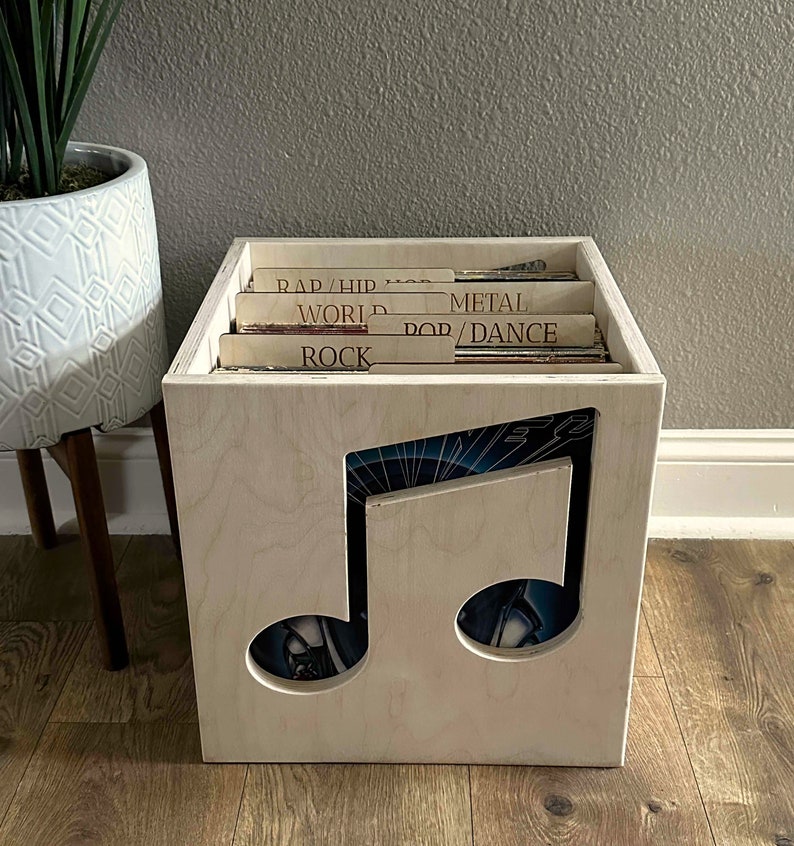 Vinyl Record Storage Lp Storage Cube Record Storage Record - Etsy