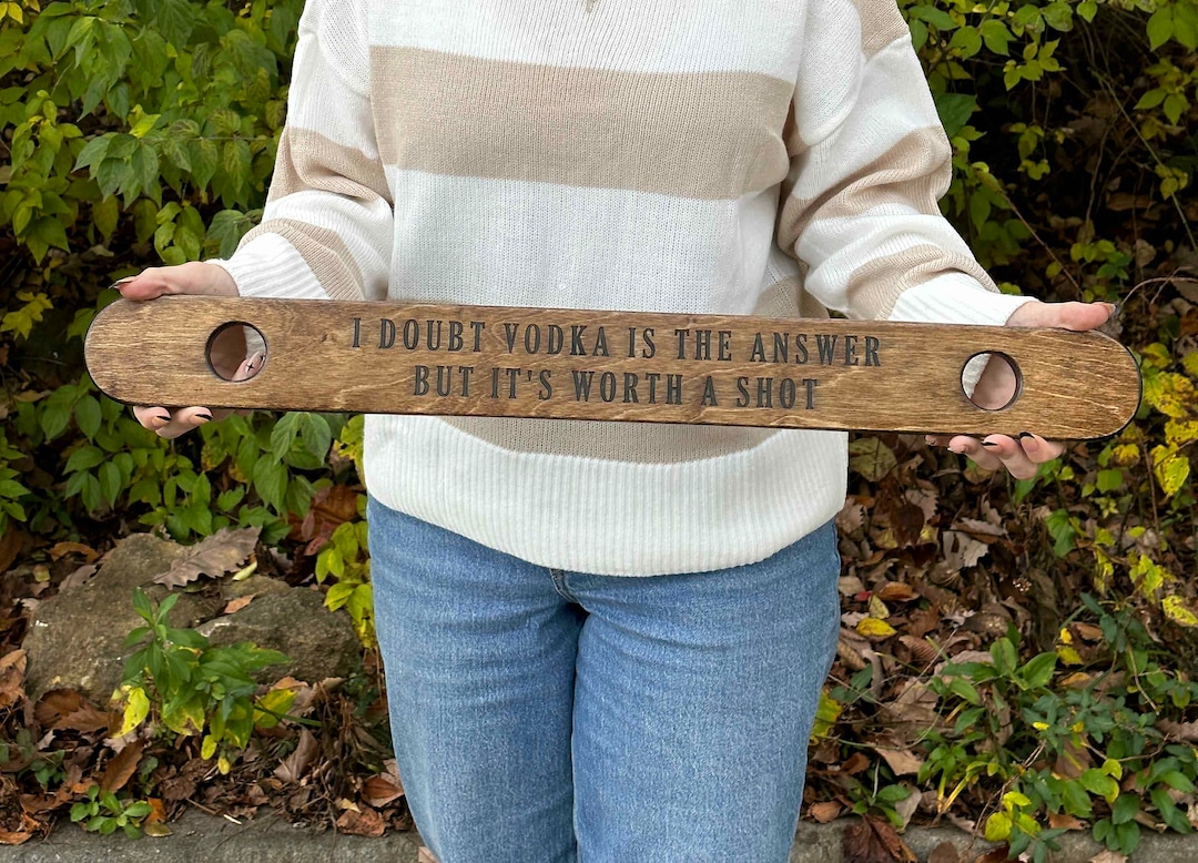 Shot-ski, Shot Board, 2 Person Shot Board, Wedding Gift, Shotski - Etsy