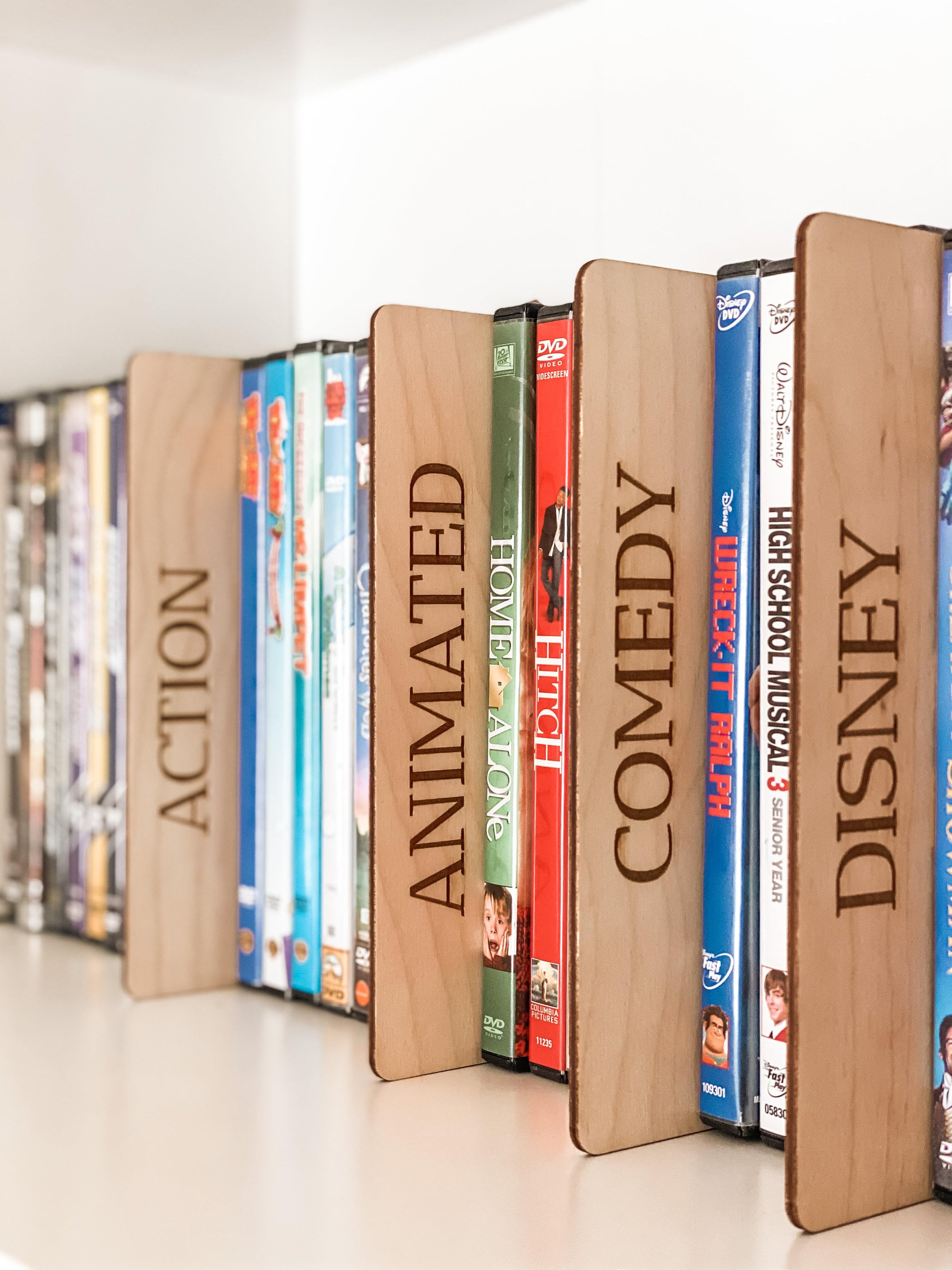 Dvd Divider, Genre Divider, Movie Divider, Movie Organizer, 45 ...