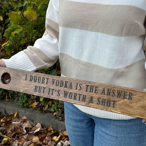 Shot-ski, Shot Board, 2 Person Shot Board, Wedding Gift, Shotski - Etsy