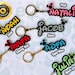Custom Disney Keychain, Disney Name Key Chain, Disney Name Tags ...