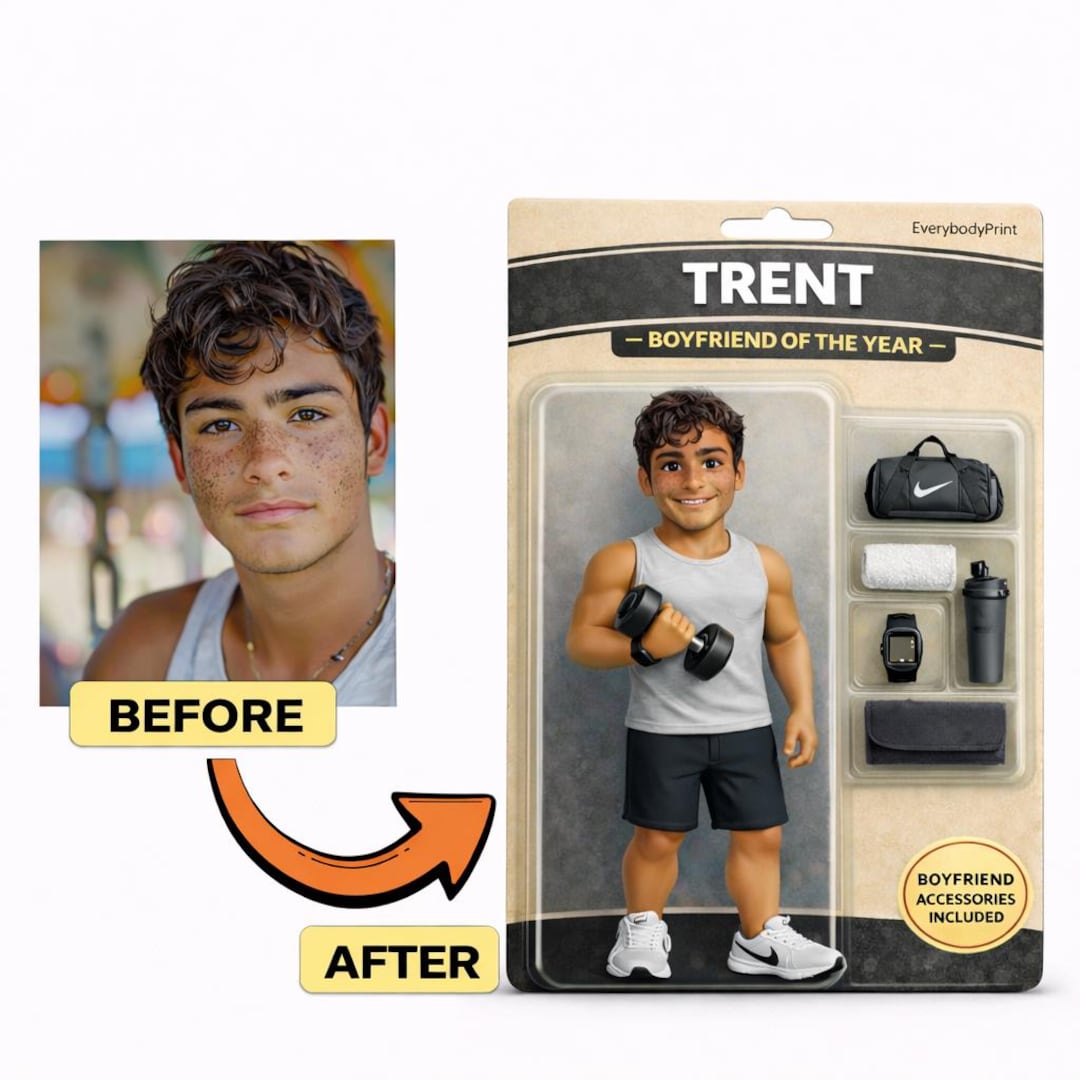 Turn Yourself Into a Toy Figure, Custom Action Figure Portrait ...
