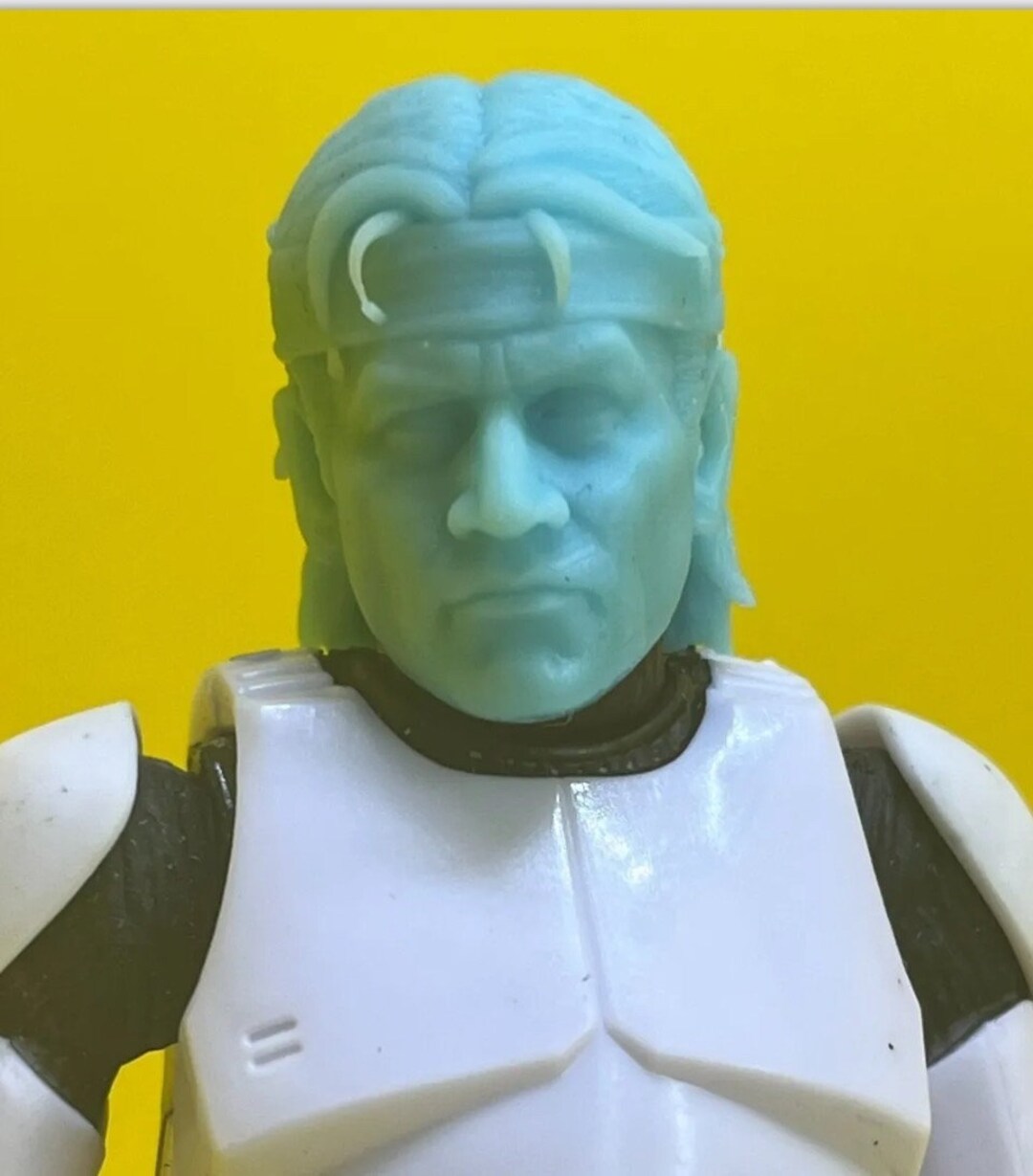 Star Wars Hunter Head Sculpt 3d Print Model Upgrade Toy Custom - Etsy