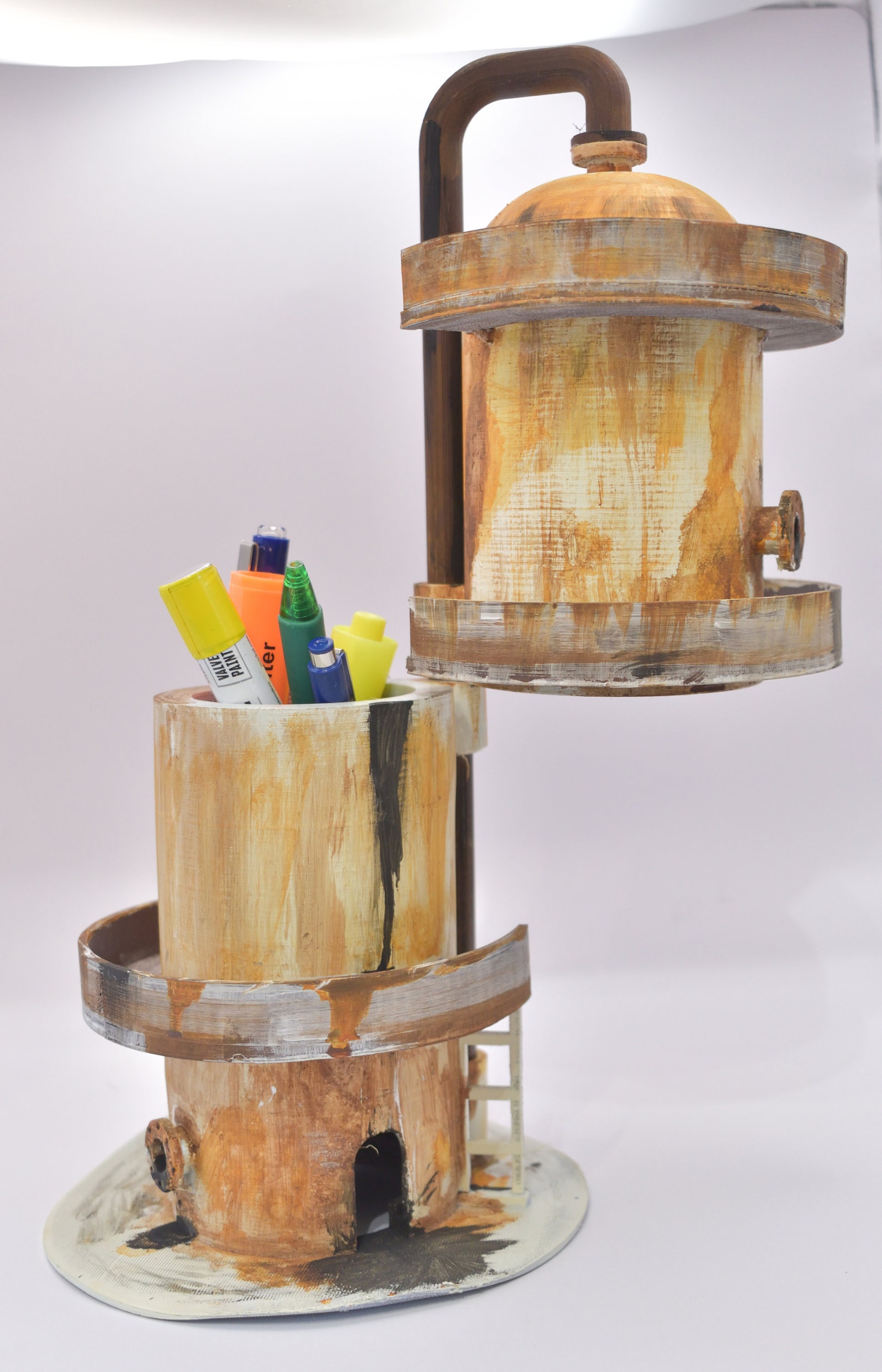 Fractionation Tower/ Reactor Pen/item Bin With Internal Tray NOW With ...