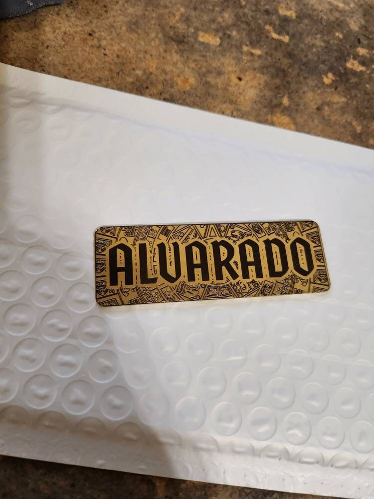 Brass Name Tags With/ Without Background - Etsy
