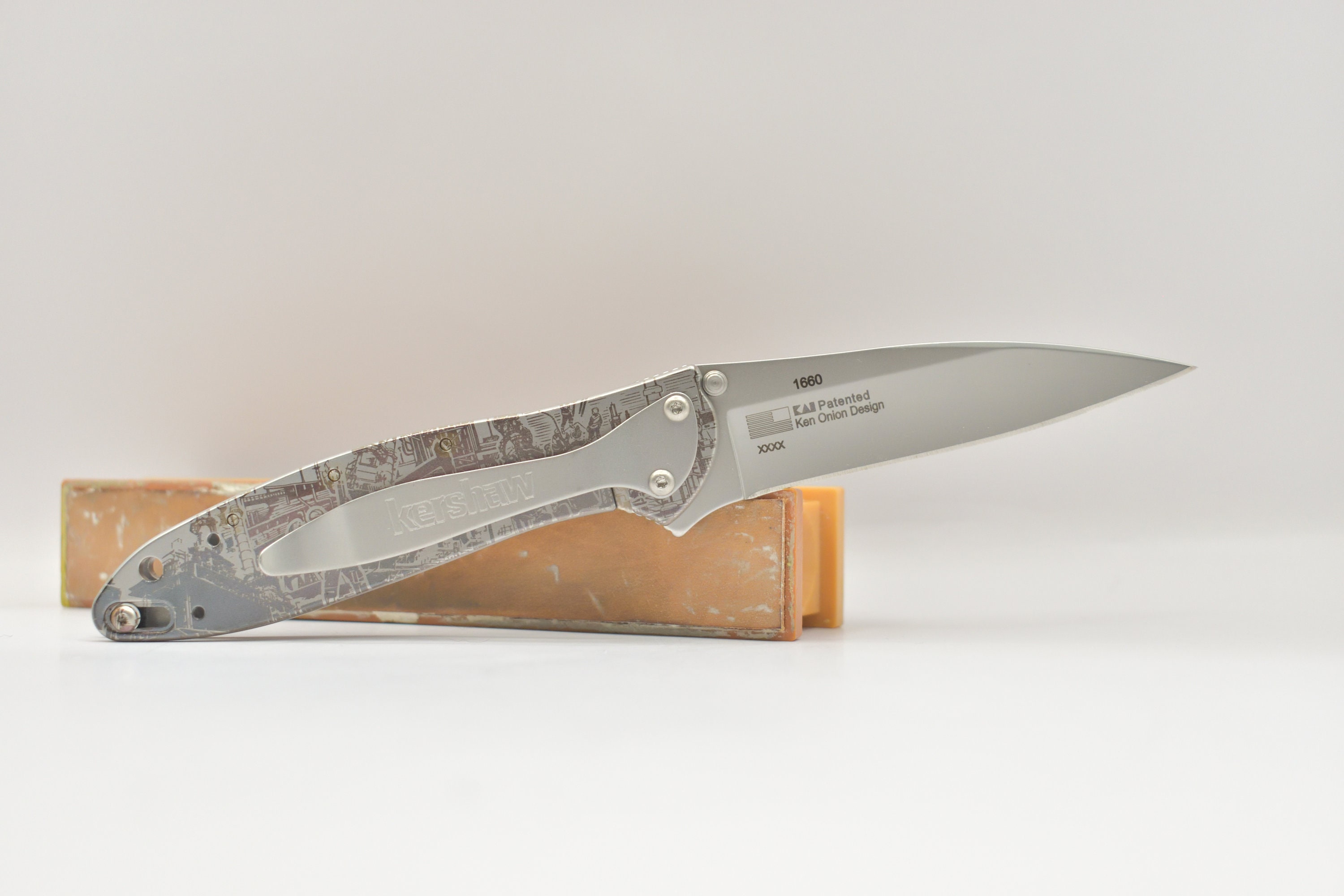 Kershaw Leek 1660 Knife - Oil Field Annealed US Made Blade - Etsy
