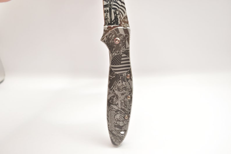 US Military Themed Kershaw Leek 1660 Annealed US Made Knife - Etsy