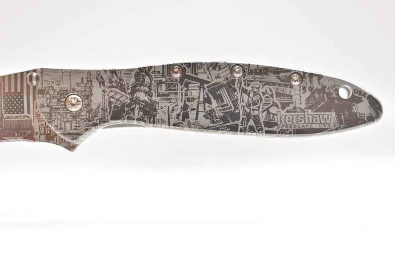 Kershaw Leek 1660 Knife - Oil Field Annealed US Made Blade - Etsy