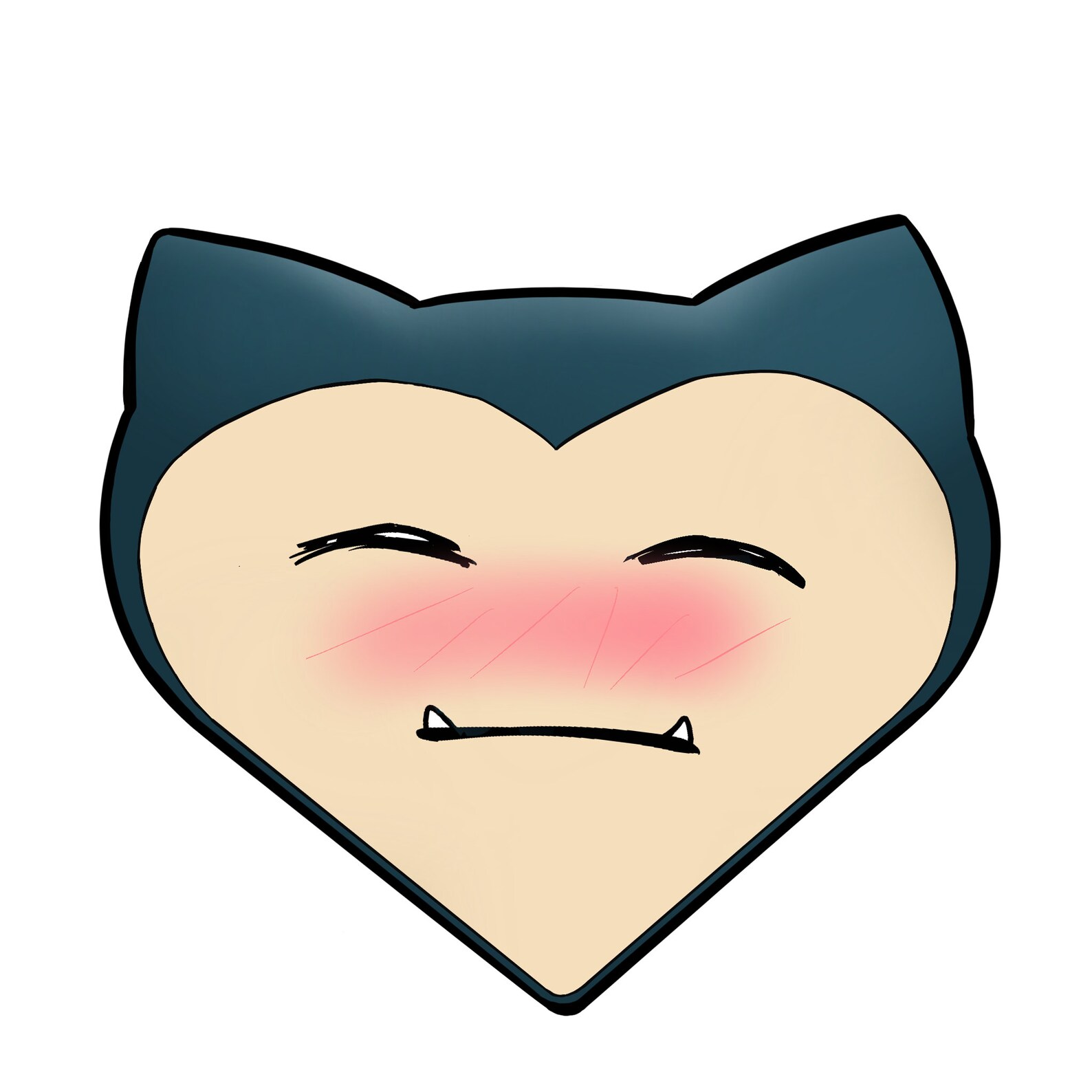 Twitch Emote transparent / Heart Snorlax, Mine, Greedy Emotes / Cute ...