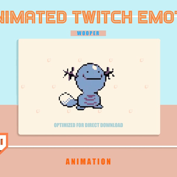 Wooper Pixel Art - Etsy Canada