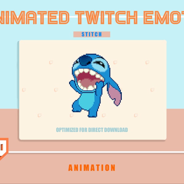 Stitch Dancing Emote - Etsy