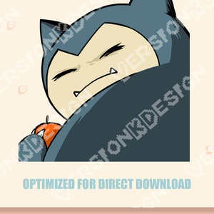 Twitch Emote transparent / Greedy Snorlax, Mine, Greedy Emotes / Cute ...