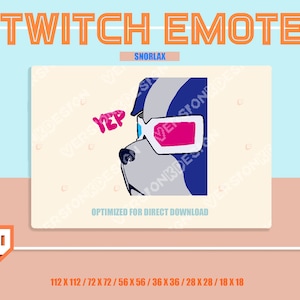Twitch Emote (transparent) / Pots the Dog, Yep, Jet Set Radio / Cool ...