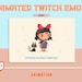 ANIAMTED Kiki and Gigi Pixelated Emote/ Emoji Japan/ STUDIO GHIBLI Cute ...