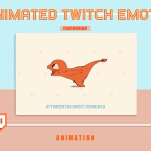 ANIMATED Running CHARMANDER Flying Emote / Emoji W/ Transparent ...