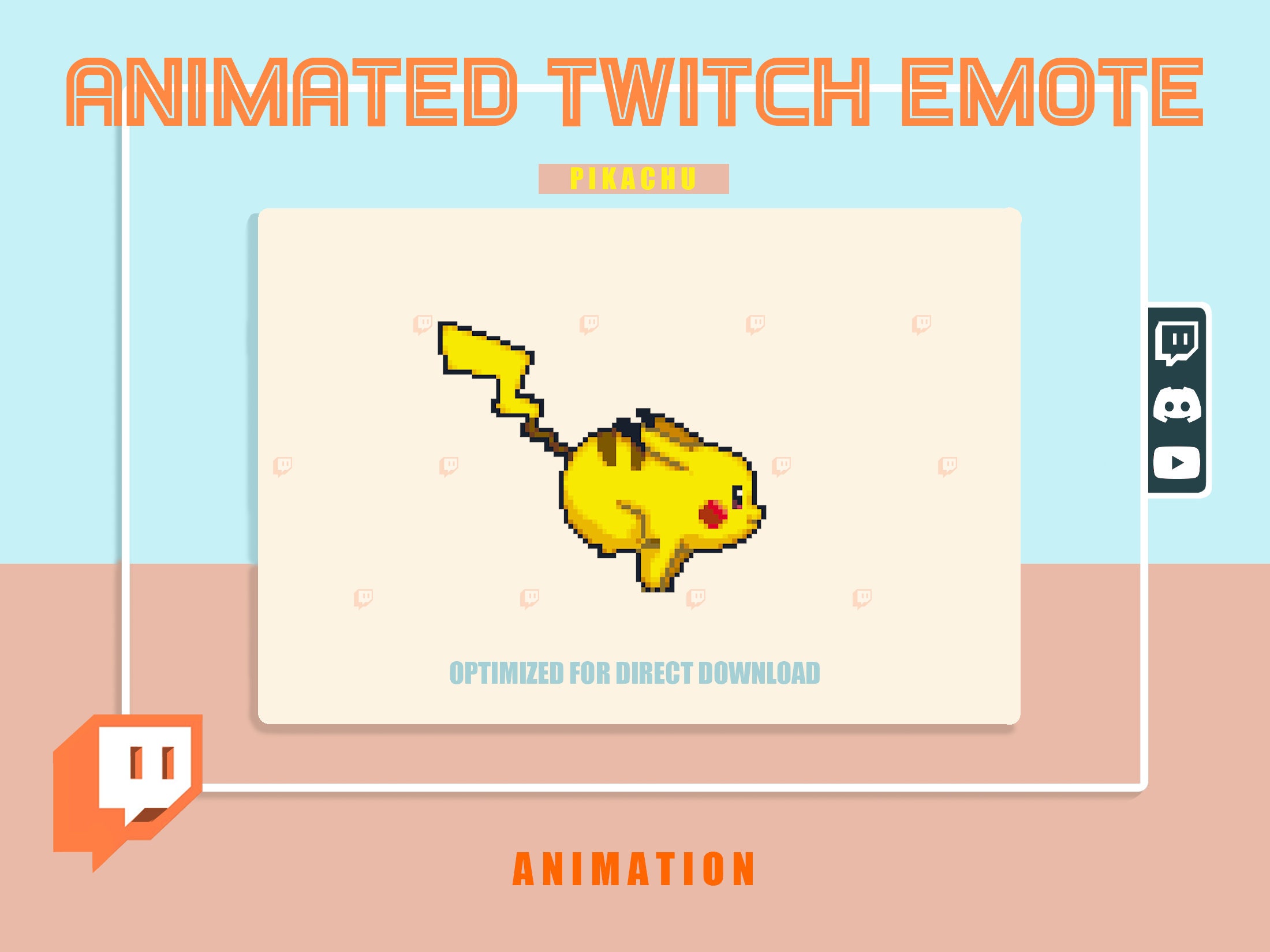 Pikachu Thundershock Sprite