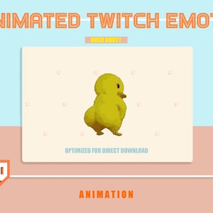 ANIMATED Pixelated Duck Dancing Booty Emote/ Emoji for Twitch/ Discord ...