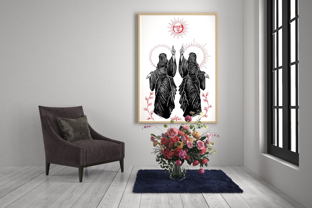Gemini Posters, Zodiac Sign Prints, Celestial Print, Astrological ...