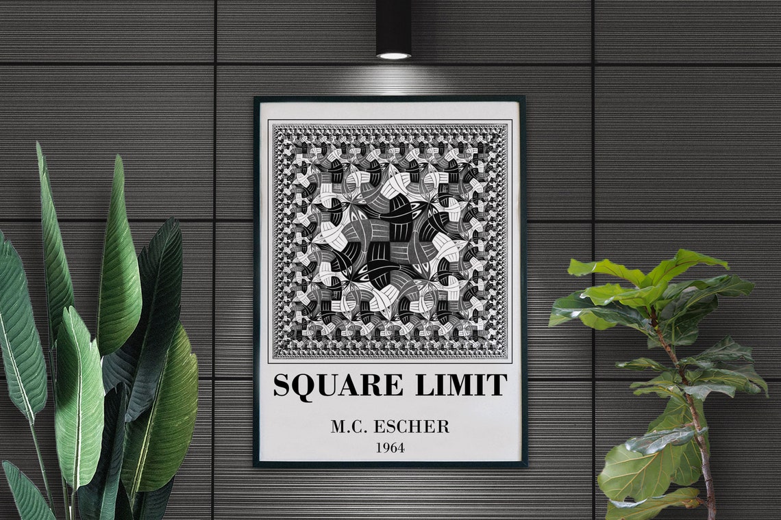 M.C. Escher Poster M.C. Escher Square Poster Art Poster - Etsy